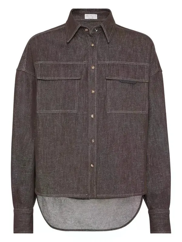 Brunello Cucinelli Contrast-lining Shirt