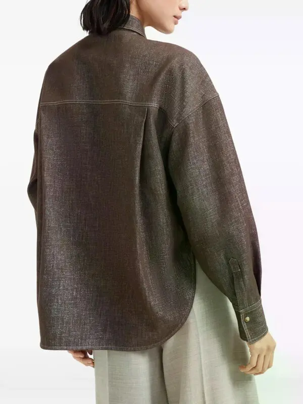 Brunello Cucinelli Contrast-lining Shirt