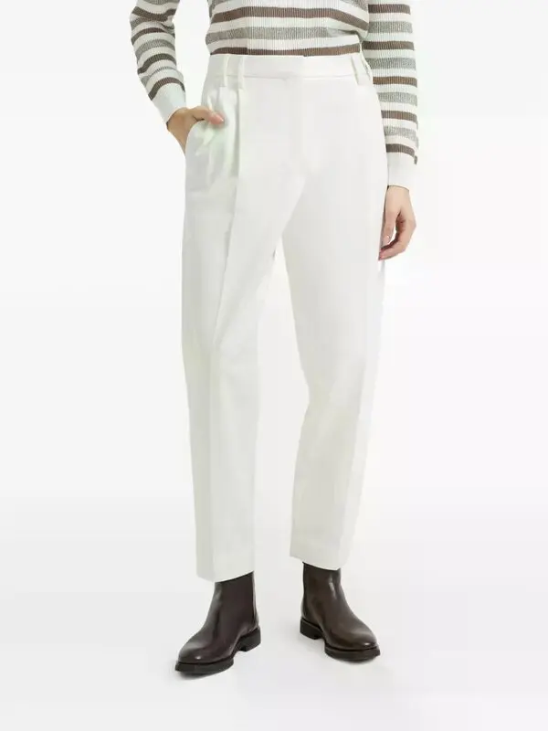 Brunello Cucinelli Slouchy Cropped Trousers