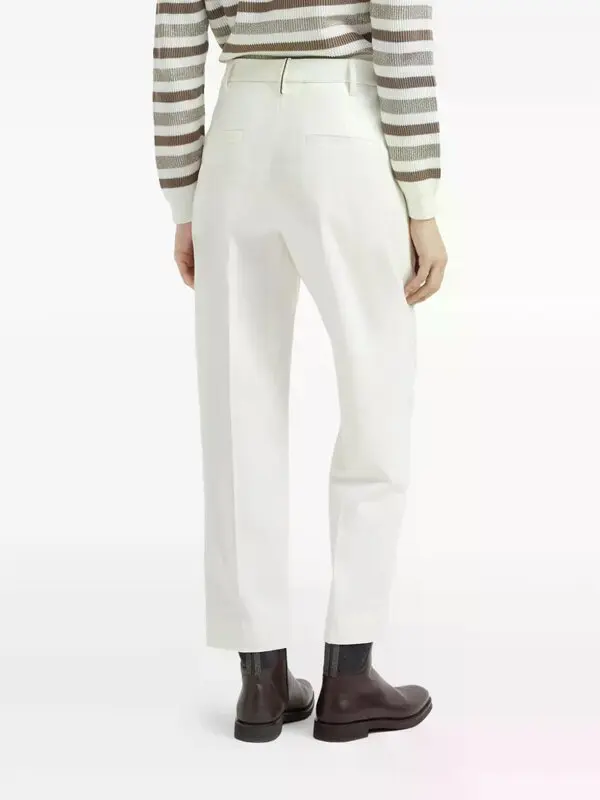 Brunello Cucinelli Slouchy Cropped Trousers