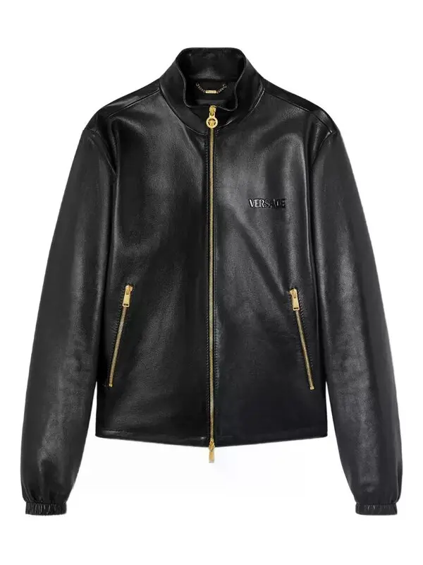 Versace Plongé Leather Jacket