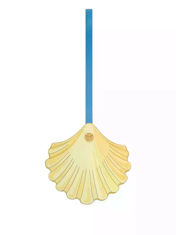 Versace Seashell Leather Charm - Blue