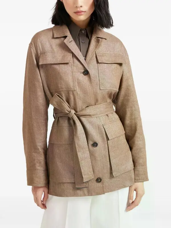 Brunello Cucinelli Belted Jacket