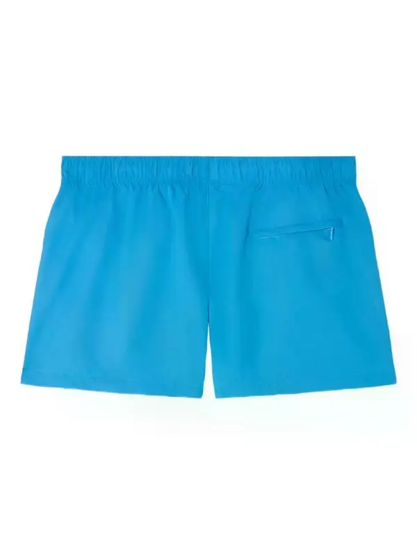 Versace Medusa-embroidered Swim Shorts - Blue