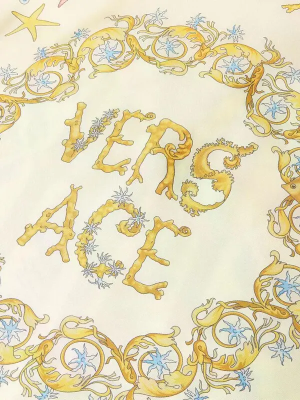 Versace Underwater Barocco Silk Shirt