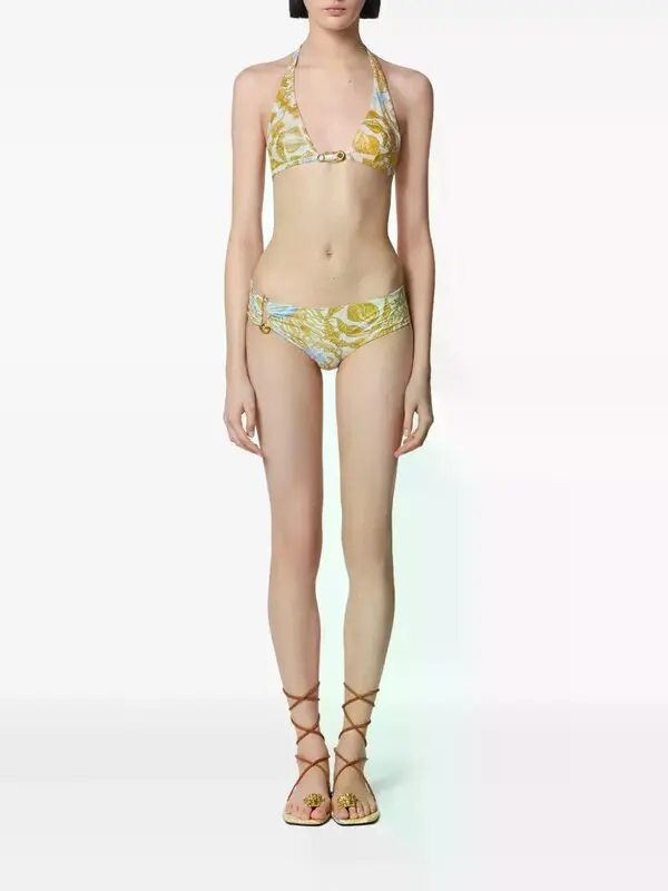 Versace Underwater Barocco Bikini Top
