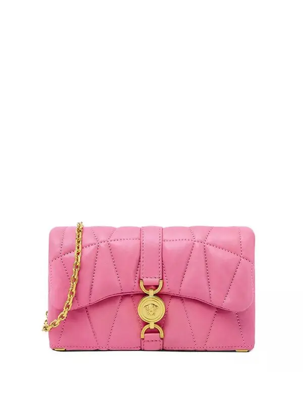 Versace Kleio Quilted Cross Body Bag - Pink