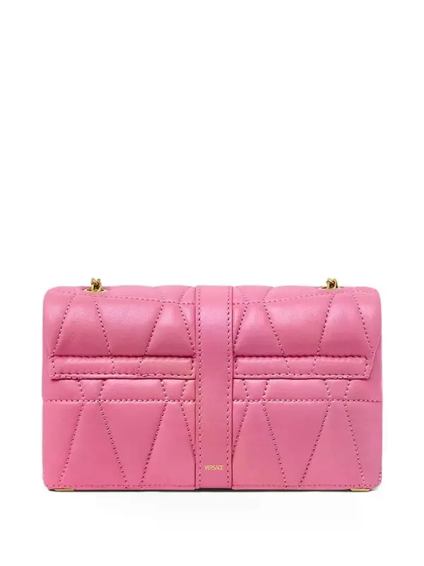 Versace Kleio Quilted Cross Body Bag - Pink