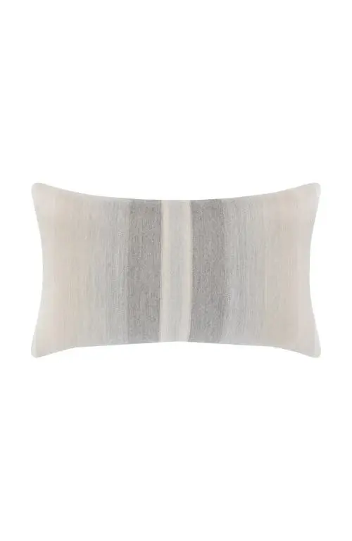 ELAINE SMITH Ombre Stripe Indoor & Outdoor Woven Accent Pillow - Grigio