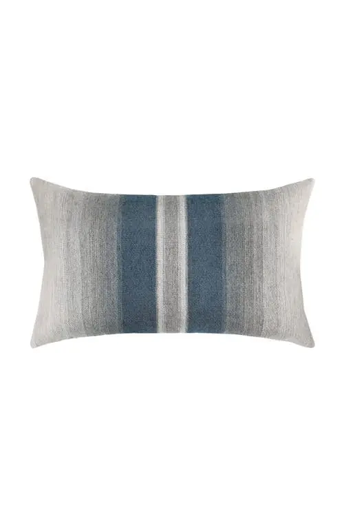 ELAINE SMITH Ombre Stripe Indoor & Outdoor Woven Accent Pillow - Indigo