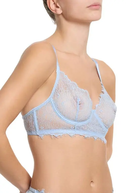 Hanky Panky Sheer Seduction Underwire Bra - Touch The Sky Blue