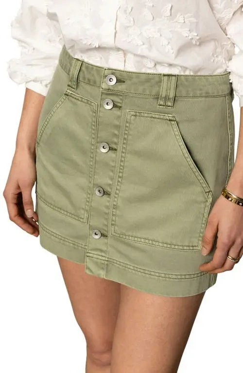 Sanctuary Buttoned Denim Miniskirt