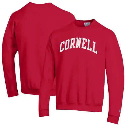 Champion Cornell Big Basic Arch Fleece Pullover Sweatshirt
