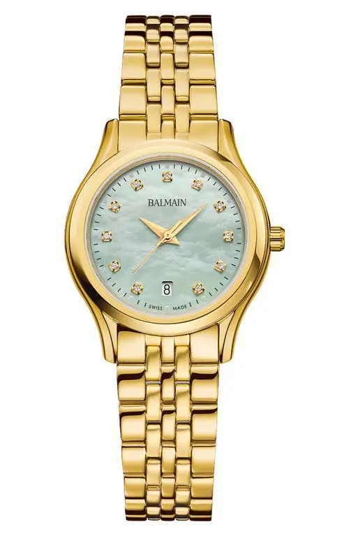 BALMAIN WATCHES Beleganza Diamond Bracelet Watch - Yellow Gold Pvd Coating