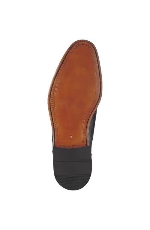 CHARLES TYRWHITT Leather Oxford Brogue Shoes - Black