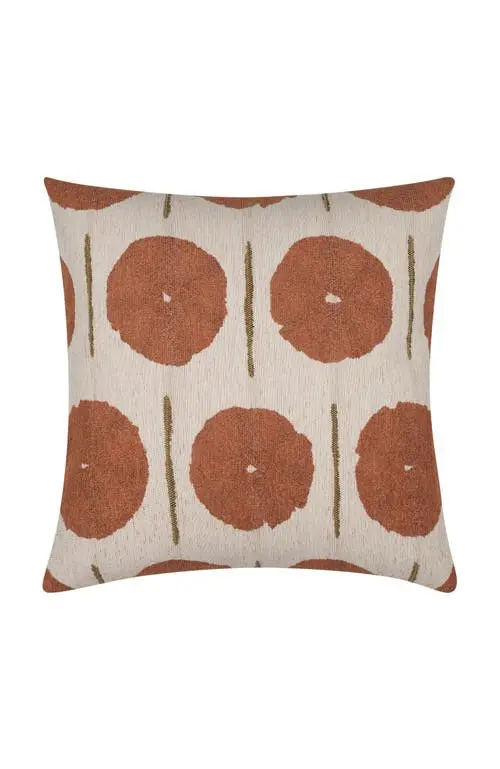 ELAINE SMITH Solstice Jacquard Indoor & Outdoor Woven Accent Pillow - Papaya