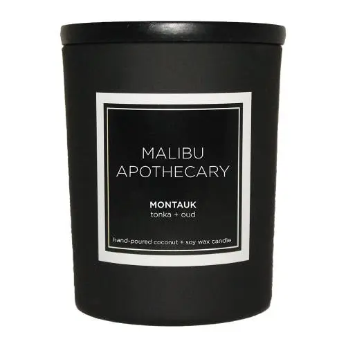 MALIBU APOTHECARY Mini Matte Black Candle - Montauk