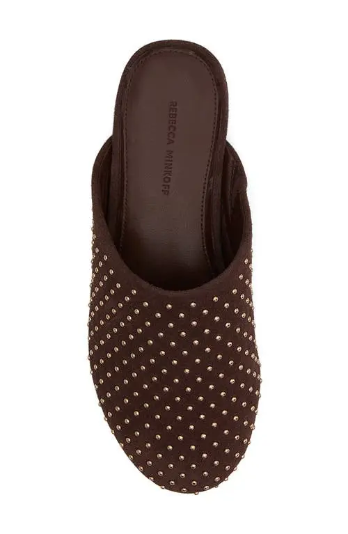 Rebecca Minkoff Studded Mule - Brunette