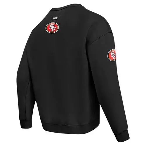 PRO STANDARD San Francisco 49ers Turn It Up Drop Shoulder Pullover Sweatshirt