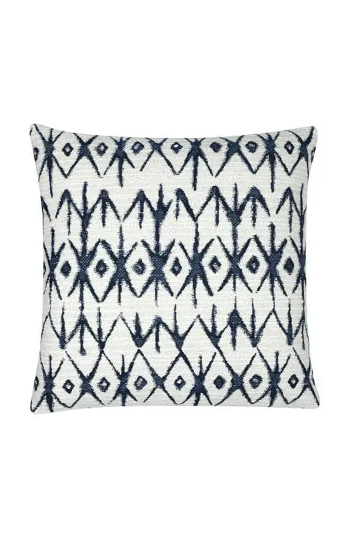 ELAINE SMITH Ritual Chenille Indoor & Outdoor Woven Accent Pillow - Indigo