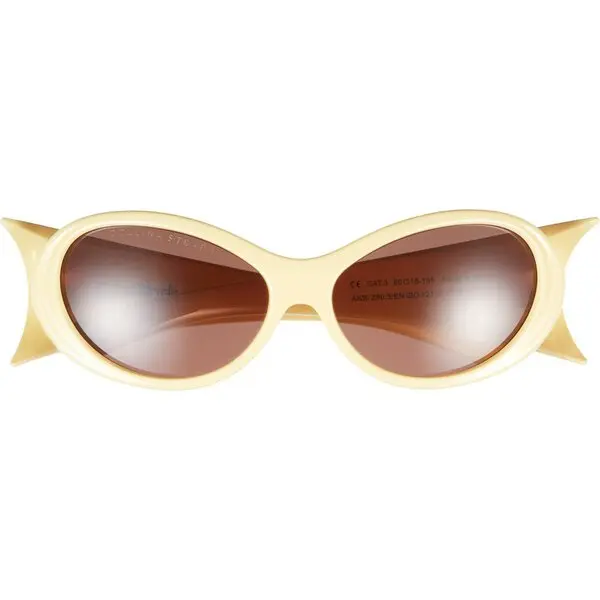Collina Strada Cocoon Oval Sunglasses - Lemon