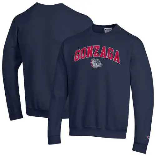 Champion Gonzaga Bulldogs Arch Over Logo Pullover Sweatshirt