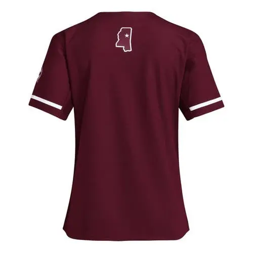 Adidas Mississippi State Bulldogs Replica Softball Jersey - Maroon