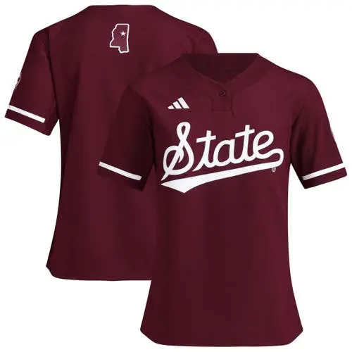 Adidas Mississippi State Bulldogs Replica Softball Jersey - Maroon