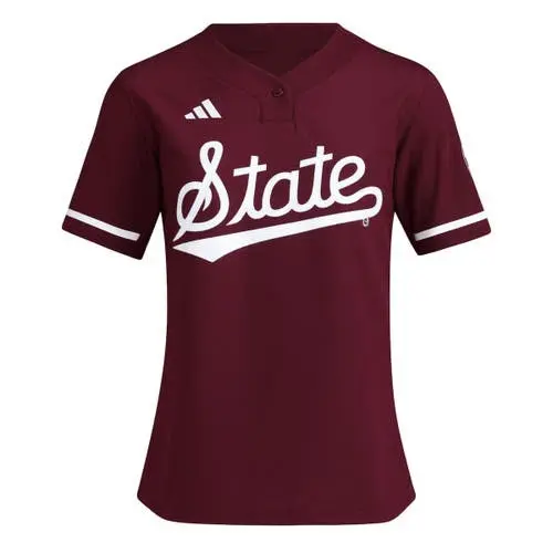 Adidas Mississippi State Bulldogs Replica Softball Jersey - Maroon