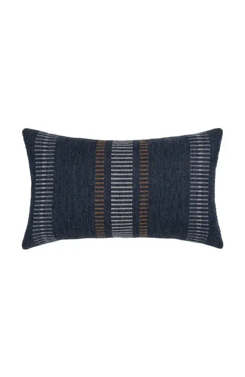 ELAINE SMITH Journey Indoor & Outdoor Woven Accent Pillow - Indigo