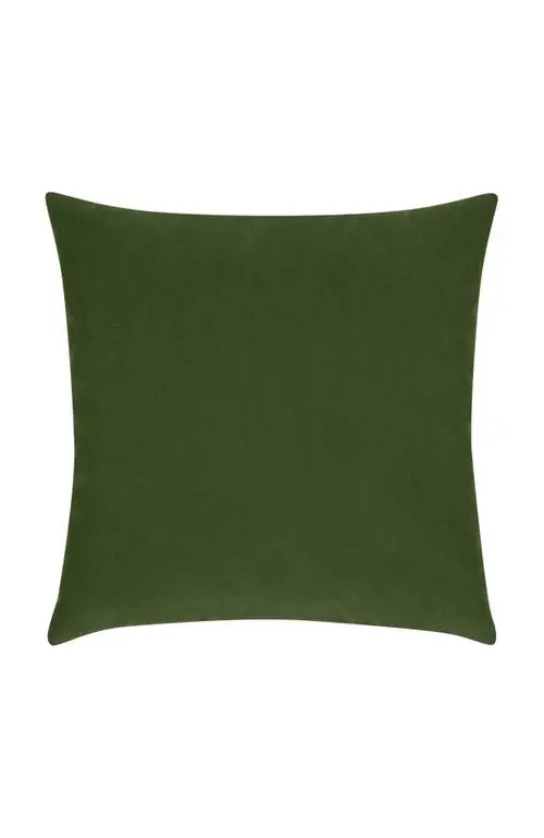 ELAINE SMITH Plush Velvet Indoor & Outdoor Woven Accent Pillow - Ivy