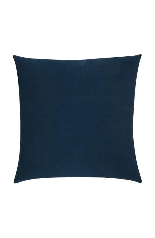 ELAINE SMITH Plush Velvet Indoor & Outdoor Woven Accent Pillow - Midnight