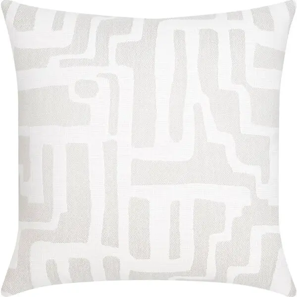 ELAINE SMITH Noble Indoor & Outdoor Woven Accent Pillow - Alabaster