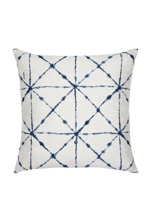 ELAINE SMITH Trilogy Indoor & Outdoor Woven Accent Pillow - Indigo