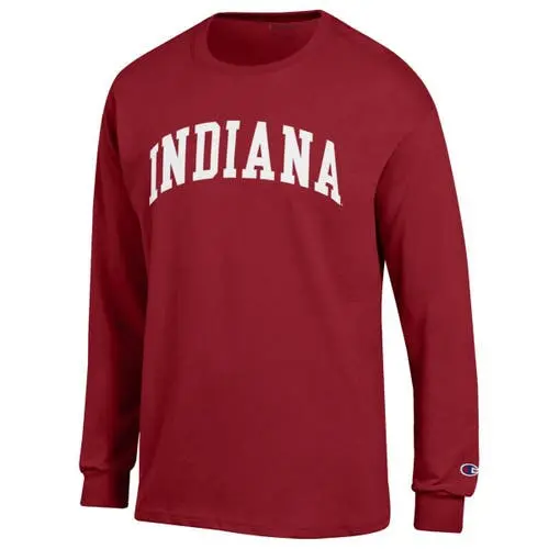 Champion Indiana Hoosiers Basic Arch Long Sleeve T-shirt