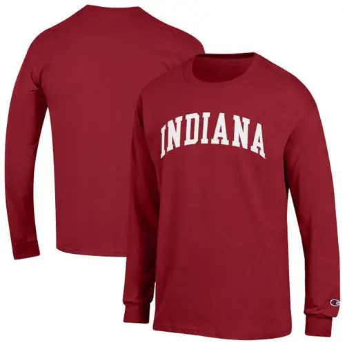Champion Indiana Hoosiers Basic Arch Long Sleeve T-shirt