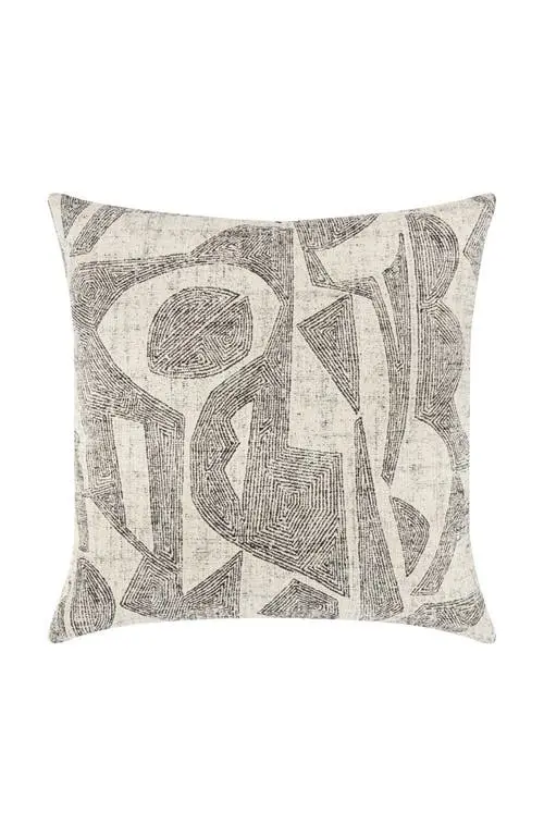 ELAINE SMITH Influence Indoor & Outdoor Woven Accent Pillow - Ebony