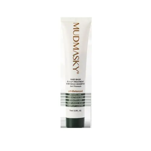 MUDMASKY Hair Mask Scalp Treatment And Miracle Shampoo 2.5oz