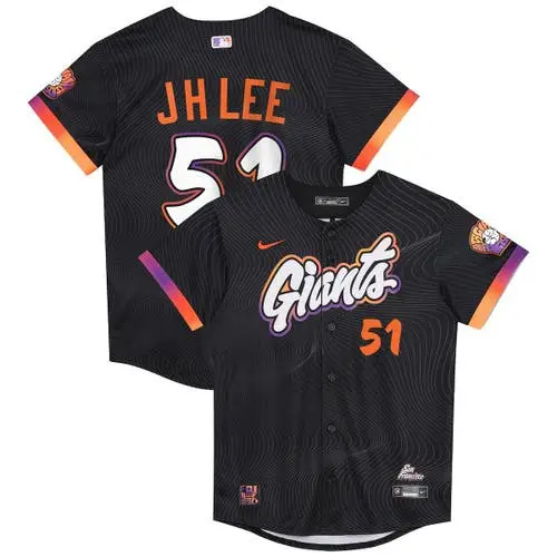 Nike Preschool Outerstuff Jung Hoo Lee San Francisco Giants 2025 City Connect Limited Jersey - Anthracite