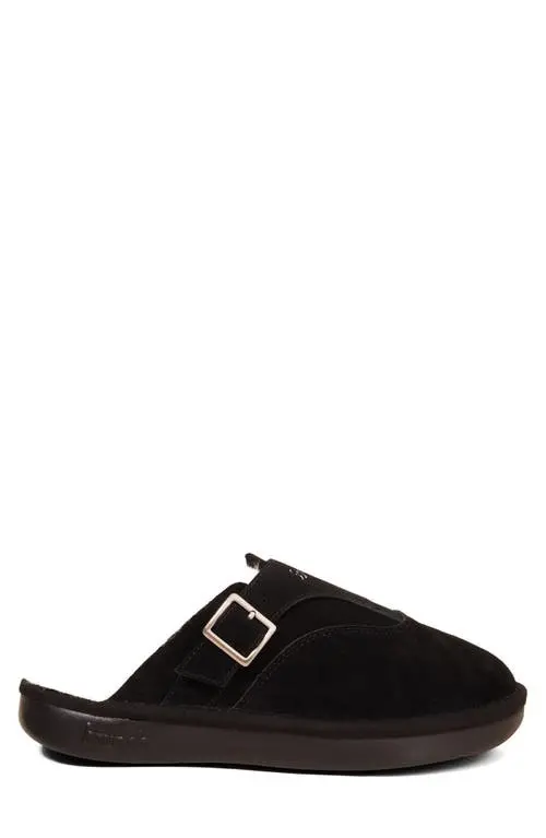 BRUNCH Gender Inclusive Amour Genuine Shearling Slipper - Black