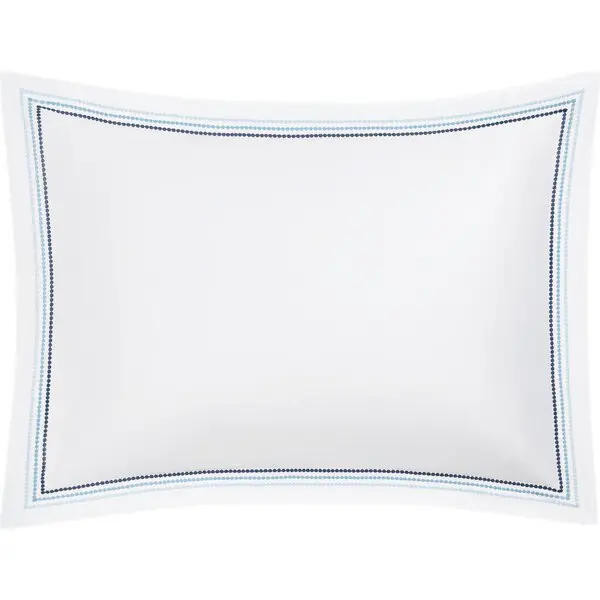 MATOUK Amara Triple Pearl Sham - Sailor Blue