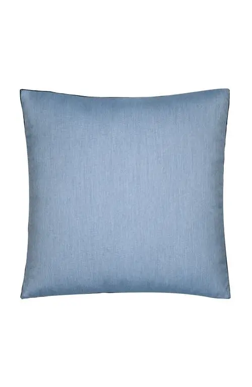 ELAINE SMITH Banded Box Indoor & Outdoor Woven Accent Pillow - Ocean