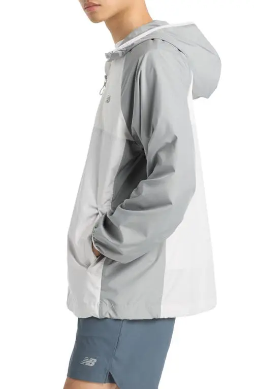NEW BALANCE Athletics Packable Water Resistant Hooded Jacket
