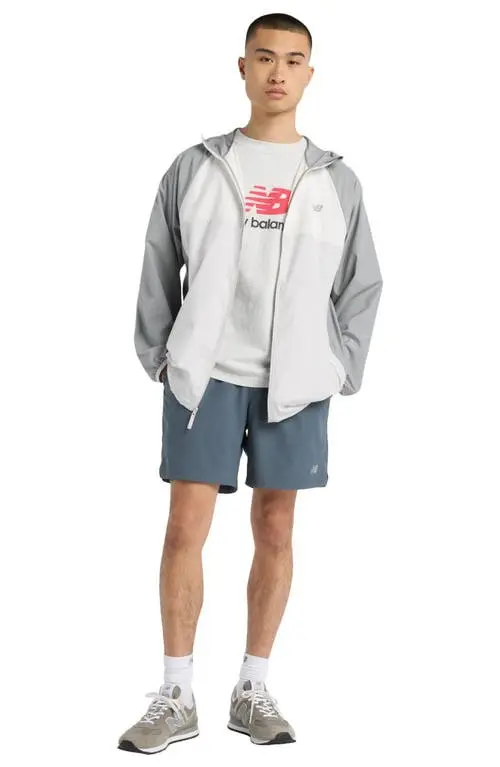 NEW BALANCE Athletics Packable Water Resistant Hooded Jacket