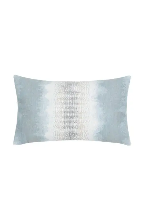 ELAINE SMITH Resilience With Chenille Accents Indoor & Outdoor Woven Accent Pillow - Sky