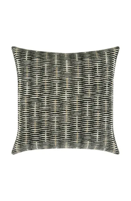 ELAINE SMITH Intertwine Indoor & Outdoor Woven Accent Pillow - Ebony