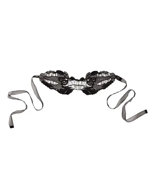 Kiki De Montparnasse Lace Veil Blindfold - Black
