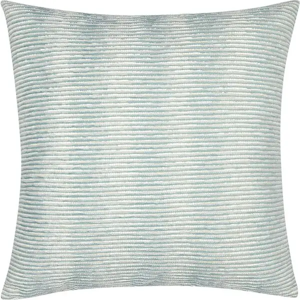 ELAINE SMITH Progress Multicolored Chenille Indoor & Outdoor Woven Accent Pillow - Mist
