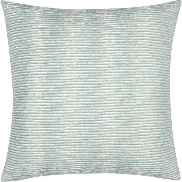Elaine Smith Progress Multicolored Chenille Indoor & Outdoor Woven Accent Pillow - Mist