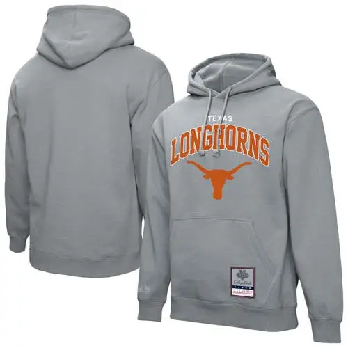 Mitchell & Ness Texas Longhorns Classic Arch Pullover Hoodie